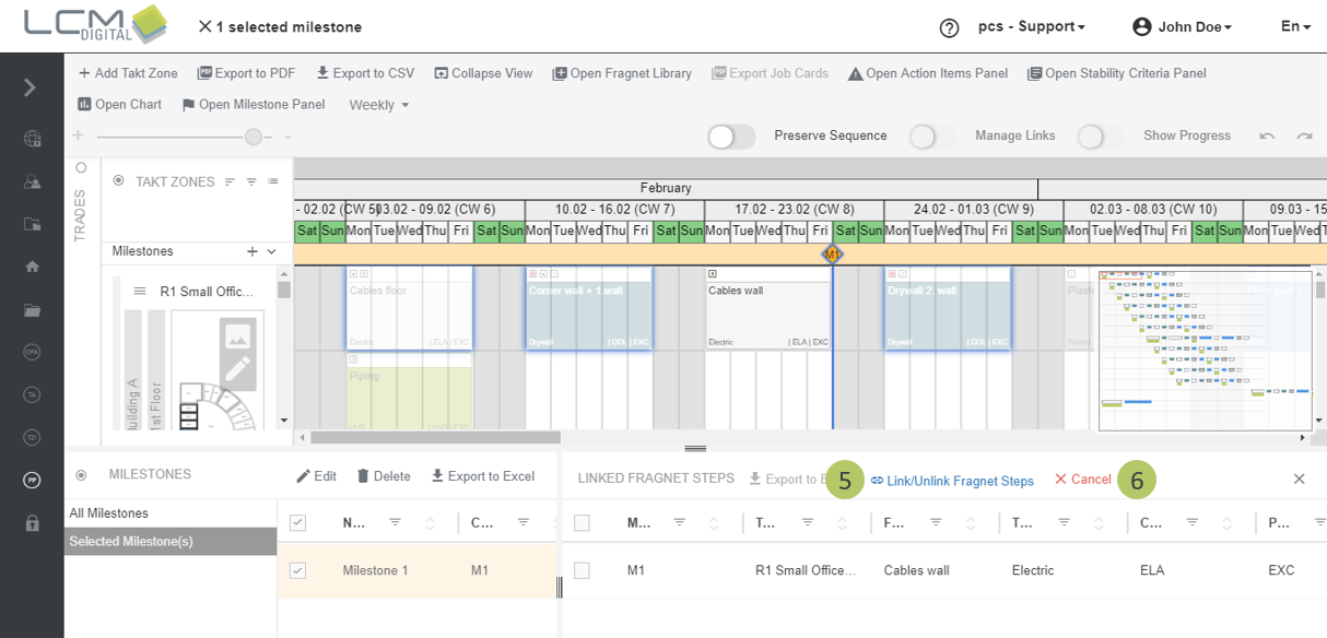 [1.x] Milestones – LCM Digital EN