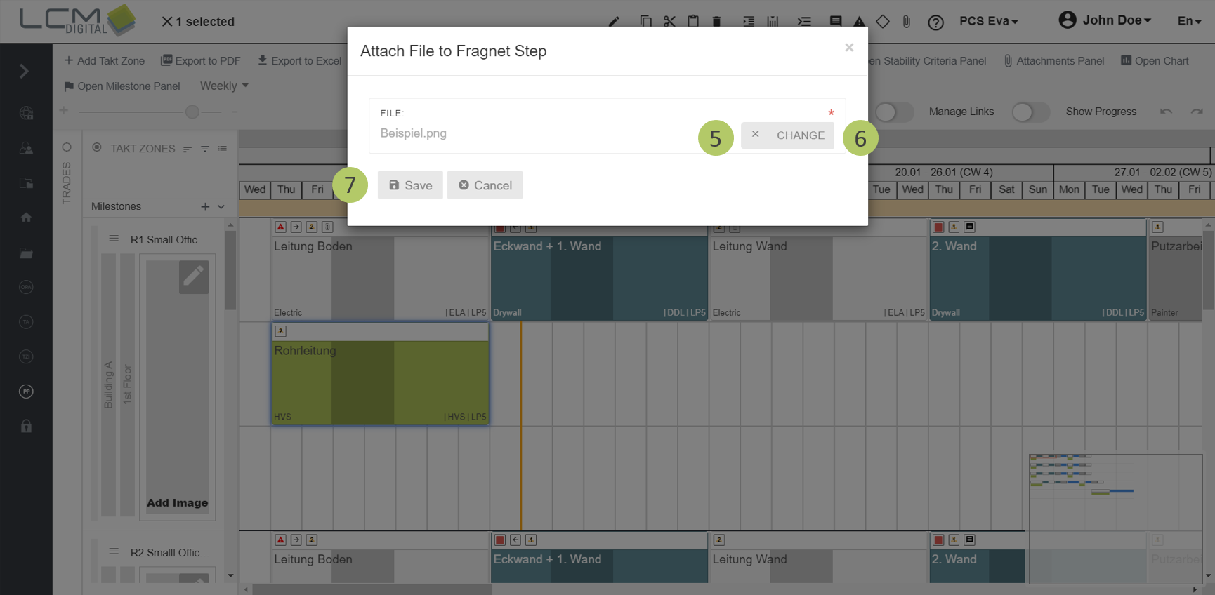 [1.x] Manage attachments (plans, photos, videos, ...) on processes in ...