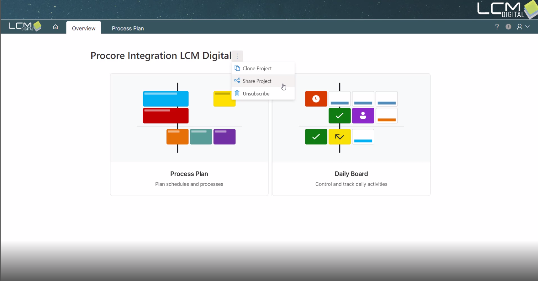 Procore Integration – LCM Digital EN